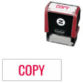 COPY Red Ink Text Business Self-inking Stamp | Zazzle