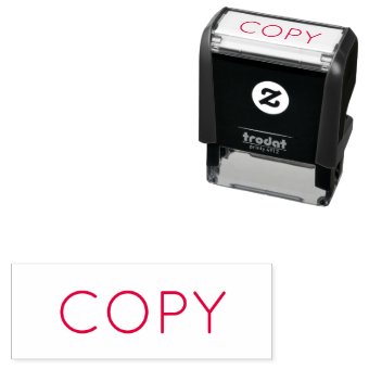 COPY self inking stamp | Zazzle