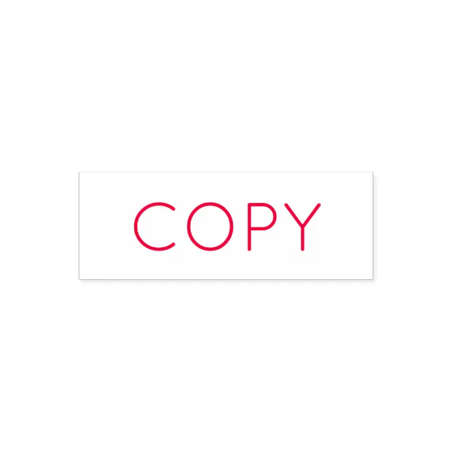 COPY self inking stamp | Zazzle