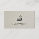 Copy Writer - Stylish Apple Green Business Card | Zazzle.com