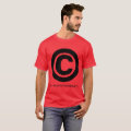 Copyright Symbol t-shirt | Zazzle