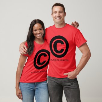Copyright Symbol t-shirt | Zazzle