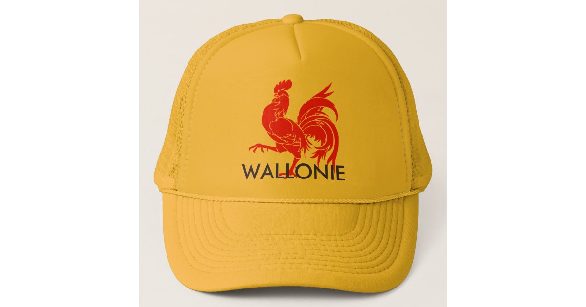 coq wallon wallonie trucker hat | Zazzle