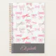 Coquette Aesthetic Light Pink Bows Planner | Zazzle