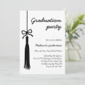 Coquette Bow Handwritten Font 2025 Graduation Invitation | Zazzle