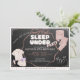 Coquette cute sleep-under birthday party invitation | Zazzle