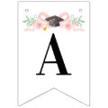 Coquette Pink Bow Congratulations | Graduation Bunting Flags | Zazzle