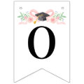 Coquette Pink Bow Congratulations | Graduation Bunting Flags | Zazzle