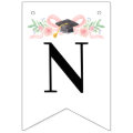 Coquette Pink Bow Congratulations | Graduation Bunting Flags | Zazzle