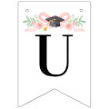 Coquette Pink Bow Congratulations | Graduation Bunting Flags | Zazzle