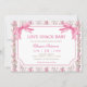 Coquette Pink Bow Love Shack baby Shower Invitation | Zazzle