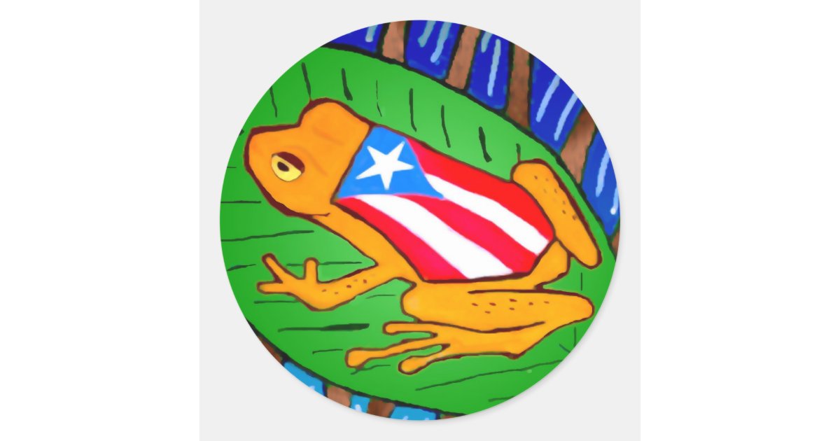 Coqui-flag Sticker Large | Zazzle