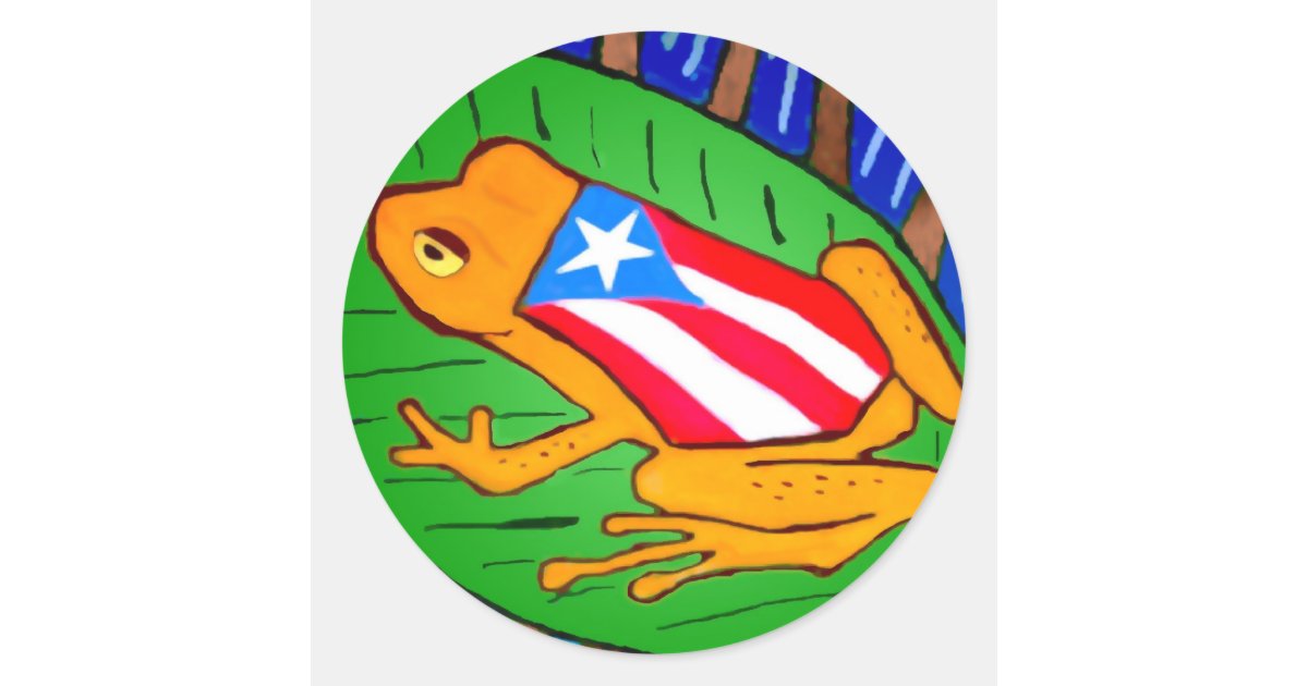 Coqui-flag Sticker Small | Zazzle