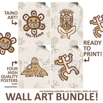 Coqui Taino Puerto Rico Wall Art Download Poster | Zazzle