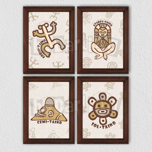 Coqui Taino Puerto Rico Wall Art Download Poster | Zazzle
