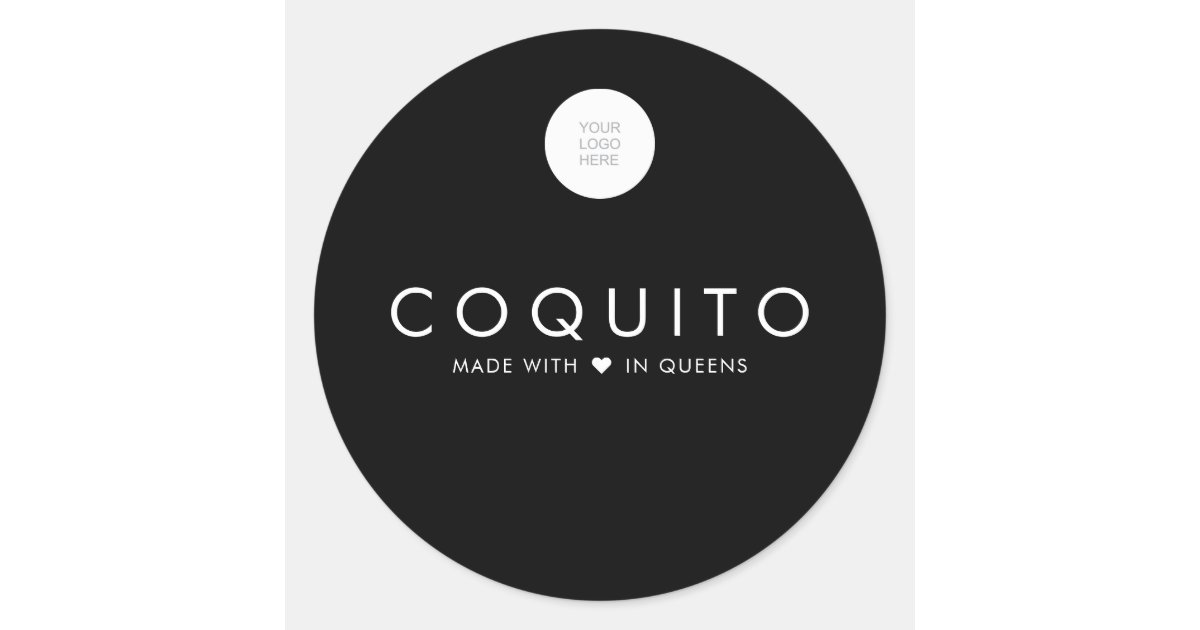 Coquito Business Classic Round Sticker | Zazzle