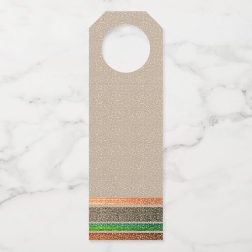 Coquito Coconut Fruit Drink Bottle Hanger Tag | Zazzle