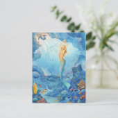 "Coral", Mermaid, Dolphins, Fish and Shipwreck Postcard | Zazzle