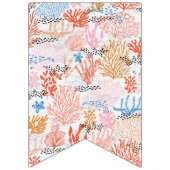 Coral Reef Baby Shower Bunting Flags | Zazzle