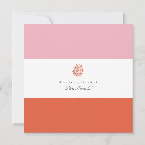 Coral Reef Baby Shower Invitation | Zazzle