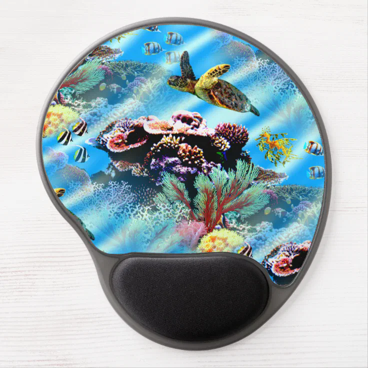 Coral Reef Ocean Sea Life Mouse Pad | Zazzle