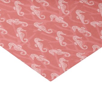 Coral Reef Seahorse Tissue Paper | Zazzle