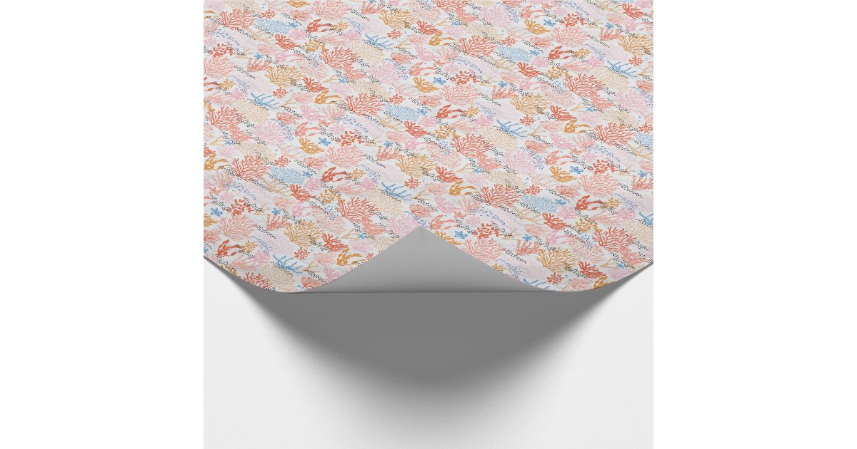 Coral Reef Wrapping Paper | Zazzle.com
