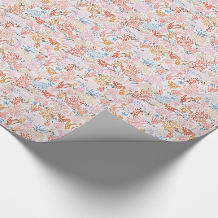 Coral Reef Wrapping Paper | Zazzle.com