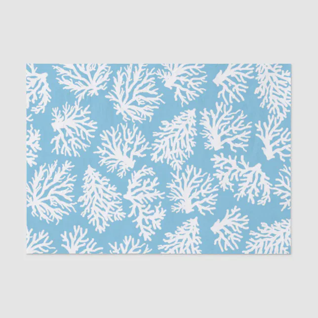 Coral Reefs summer coastal beach Tissue Paper | Zazzle