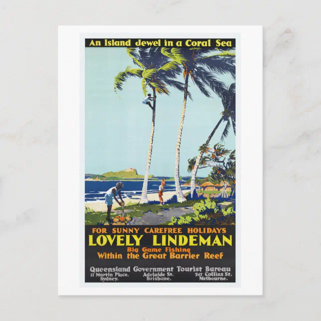 Coral Sea Australia Beach Queensland Postcard | Zazzle