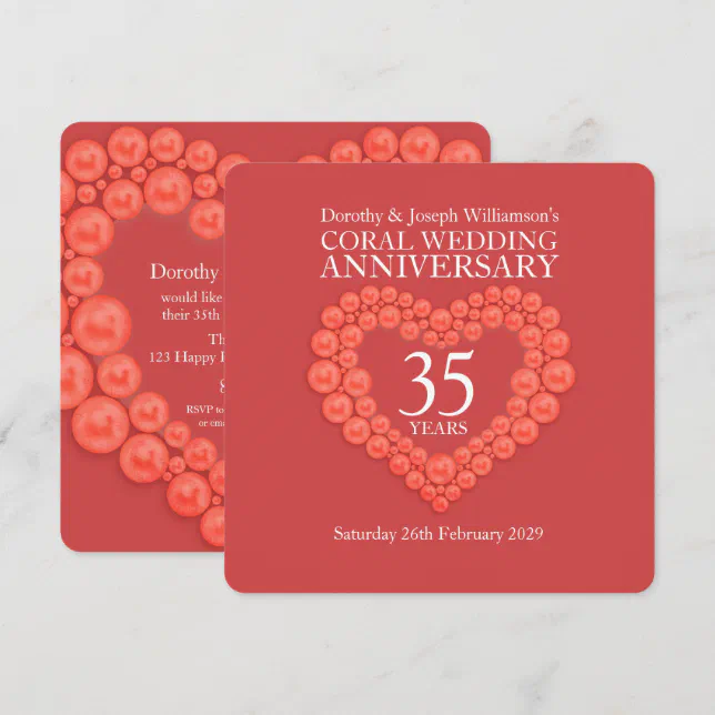 35th wedding anniversary coral 60 photos - Astyledwedding.com