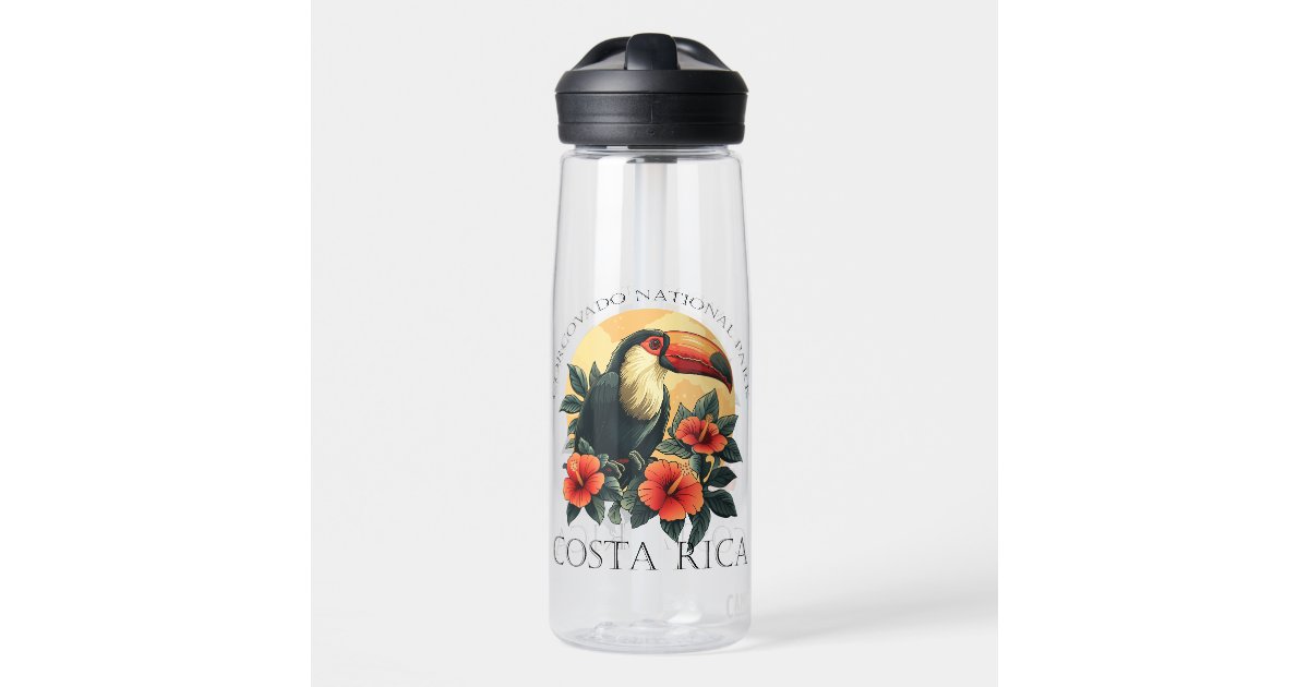 Corcovado Costa Rica Toucan Water Bottle | Zazzle