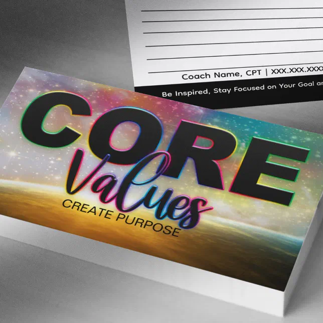Core Values Empower Cards | Zazzle