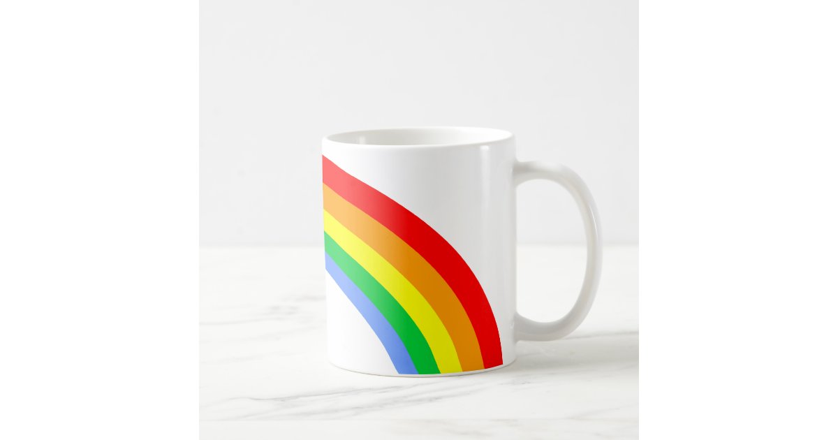 Corey Tiger 80s Vintage Rainbow Coffee Mug | Zazzle