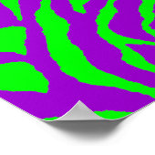 Corey Tiger 80s Vintage Tiger Stripes Poster | Zazzle