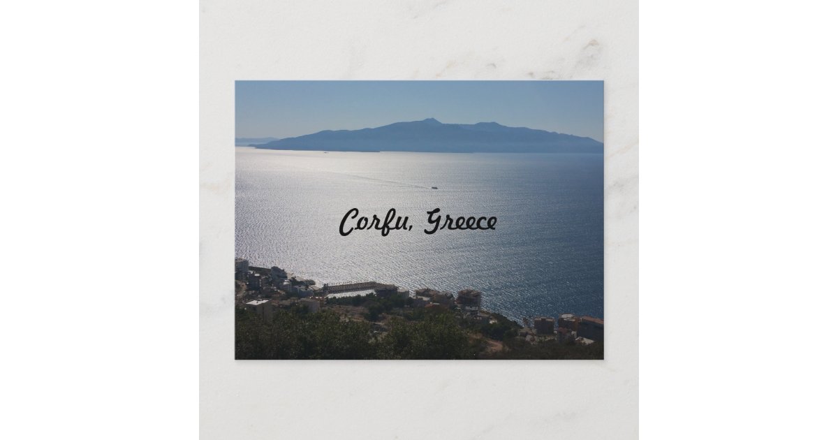 Corfu, Greece Postcard | Zazzle