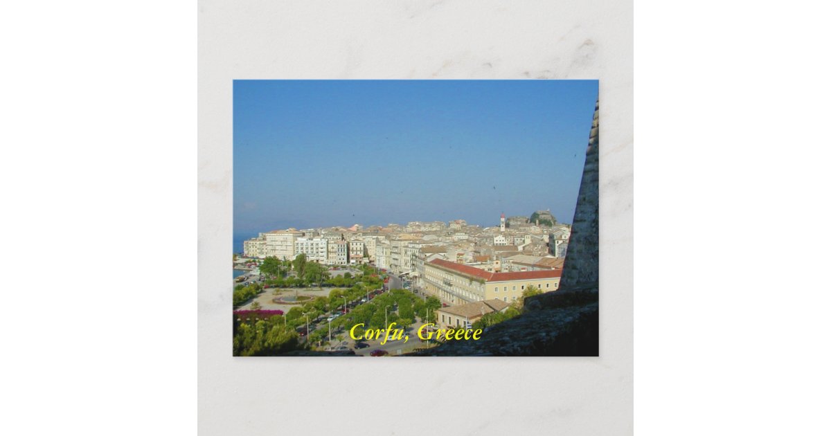 Corfu, Greece Postcard | Zazzle