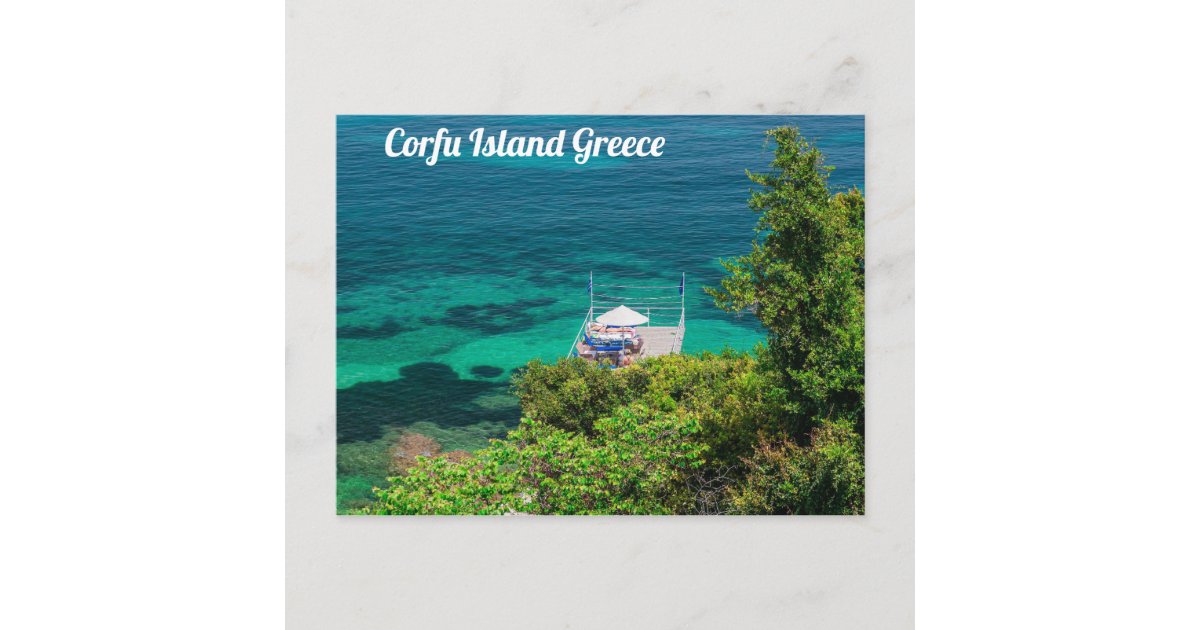 Corfu Island Greece Postcard | Zazzle