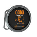 Corgi Bark Logic Pembroke Welsh Corgi Dog Lover Belt Buckle | Zazzle