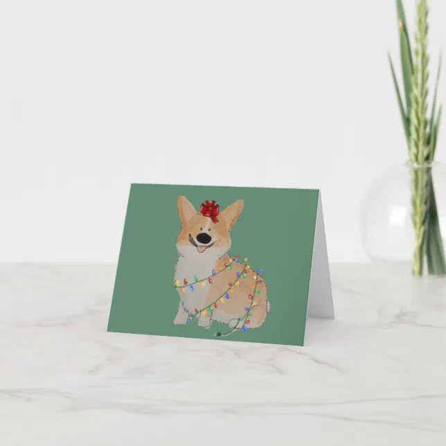 Corgi Christmas Card | Zazzle