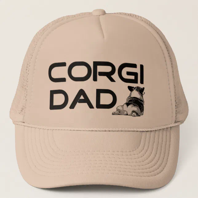 Corgi Dad Cap | Zazzle