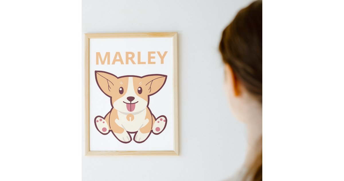 Corgi Dog Poster | Zazzle