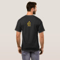 Corgi Mafia Banner Black & Yellow T-Shirt | Zazzle