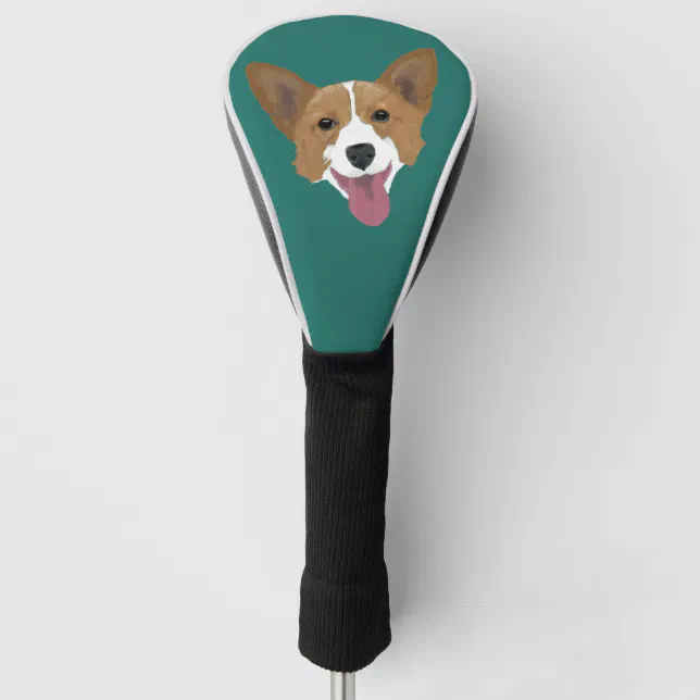 Corgi Puppy Golf Head Cover | Zazzle