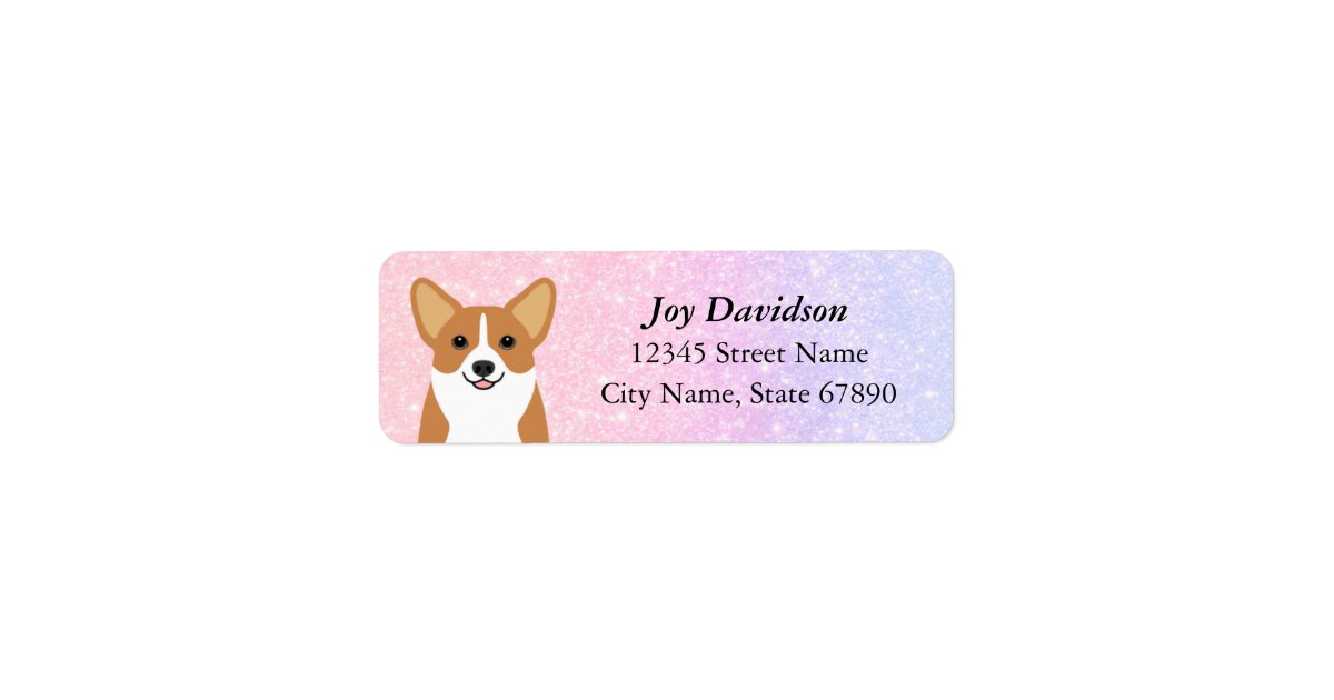Corgi Return Address Labels | Zazzle