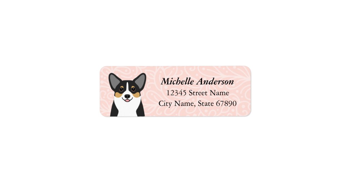 Corgi Return Address Labels | Zazzle
