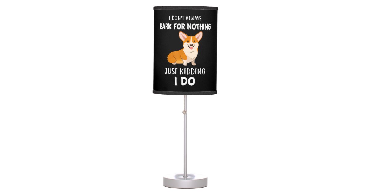 Corgi Table Lamp | Zazzle