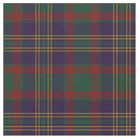 Wilson Tartan Print Fabric | Zazzle