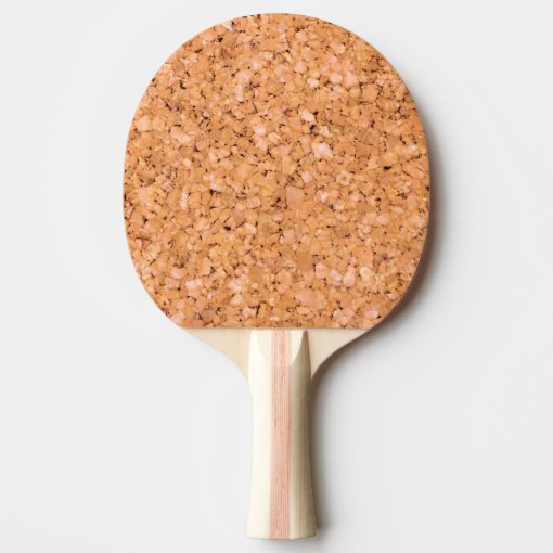 Cork Look Ping Pong Paddle | Zazzle