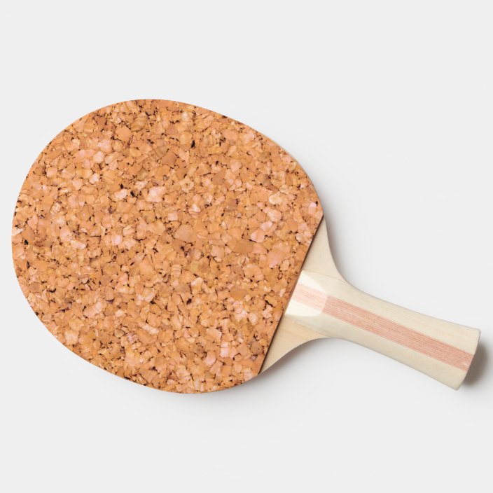 Cork Look Ping Pong Paddle | Zazzle.com